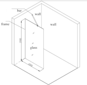 Italian shower screen - Bouticcelli